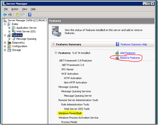 Uninstall Powershell 1 0 From Windows Server 2008 Old Stuff